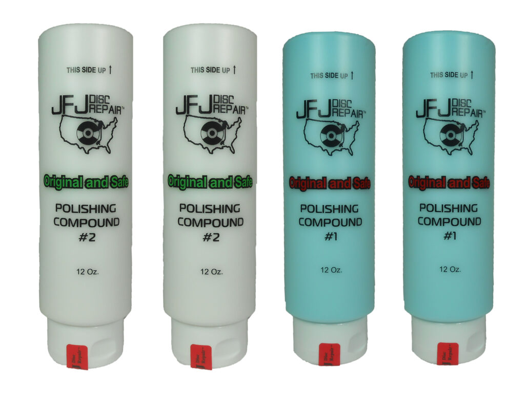 4-Pack: 2-White Polish Compound #2 & 2-Blue Polish Compound #1 - JFJ ...